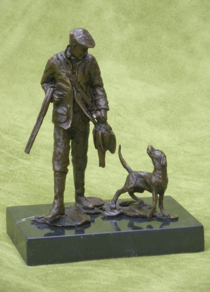 Bronze Dog Statue for sale | Only 2 left at -70%