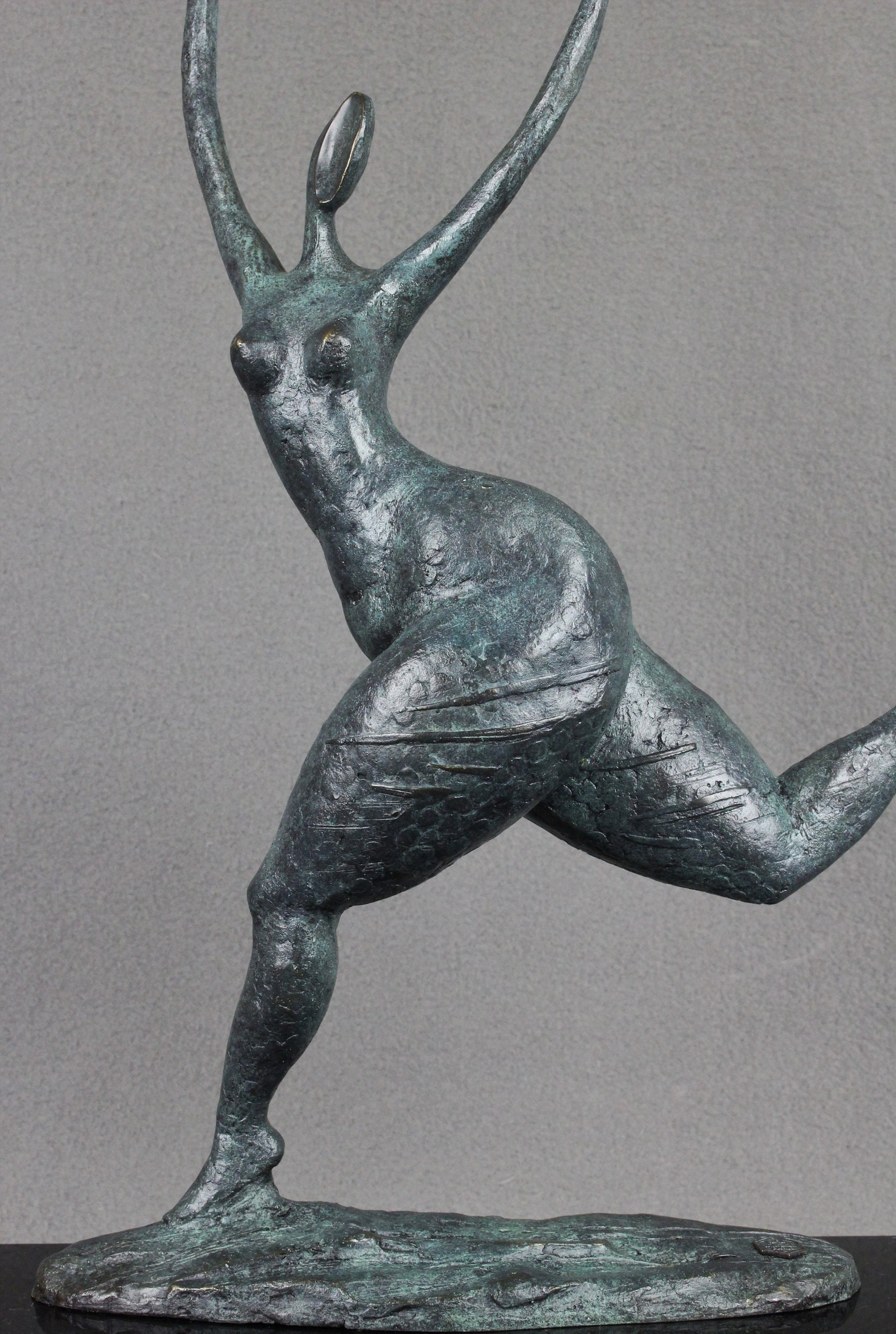 Large Bronze Sculpture Modern Art Ballet Dancer Statue on | Etsy