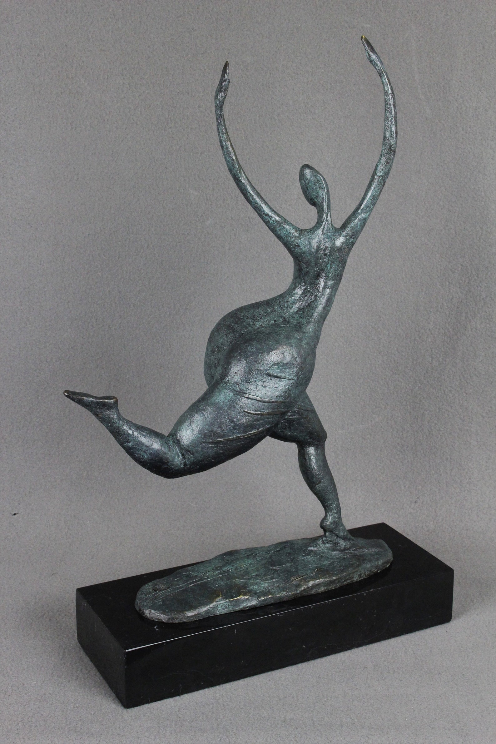Large Bronze Sculpture Modern Art Ballet Dancer Statue on | Etsy