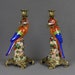 Parrot Candlesticks Porcelain Figure Candle Holder Boho Chic Colorful ...