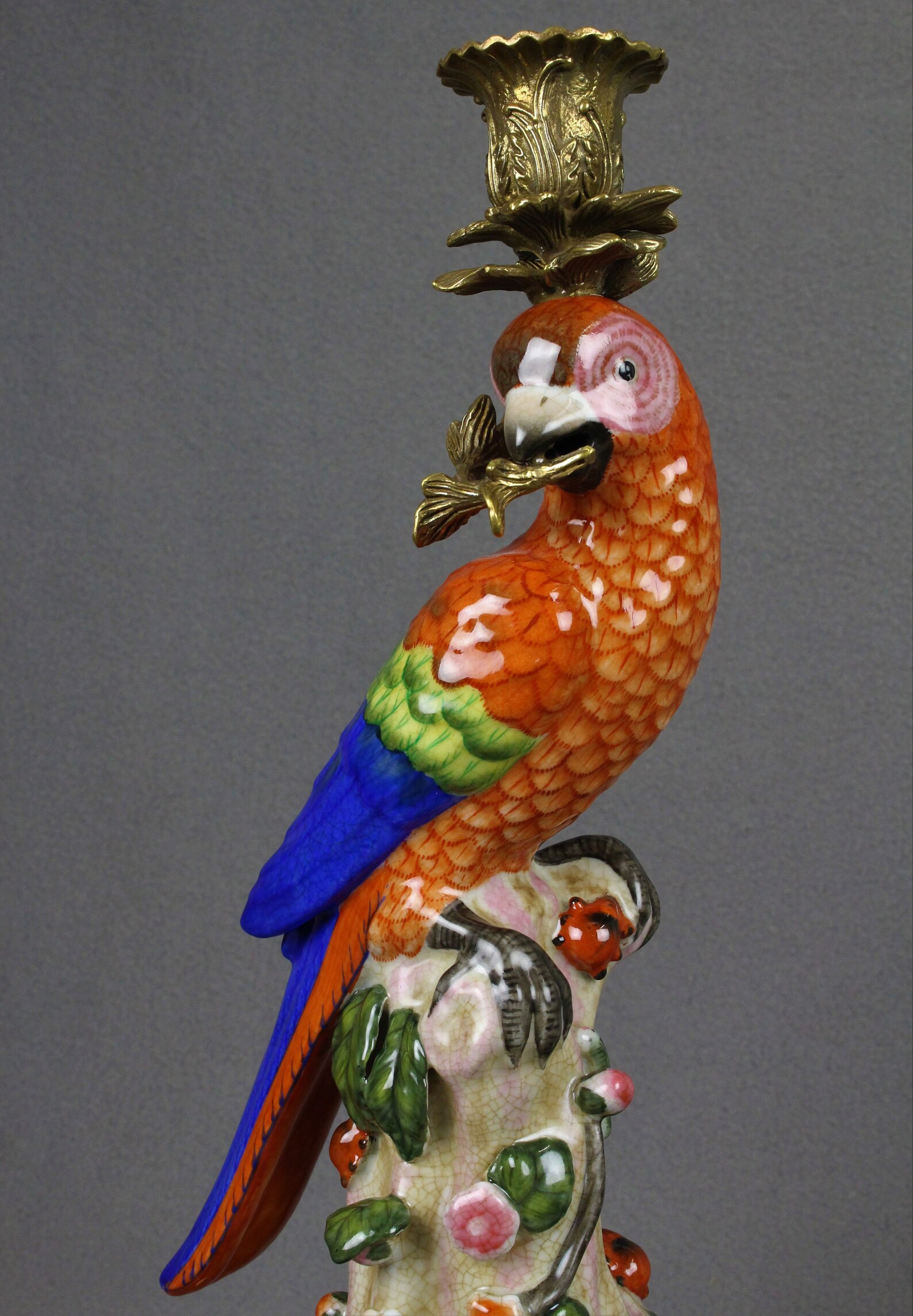 Parrot Candlesticks Porcelain Figure Candle Holder Boho Chic - Etsy