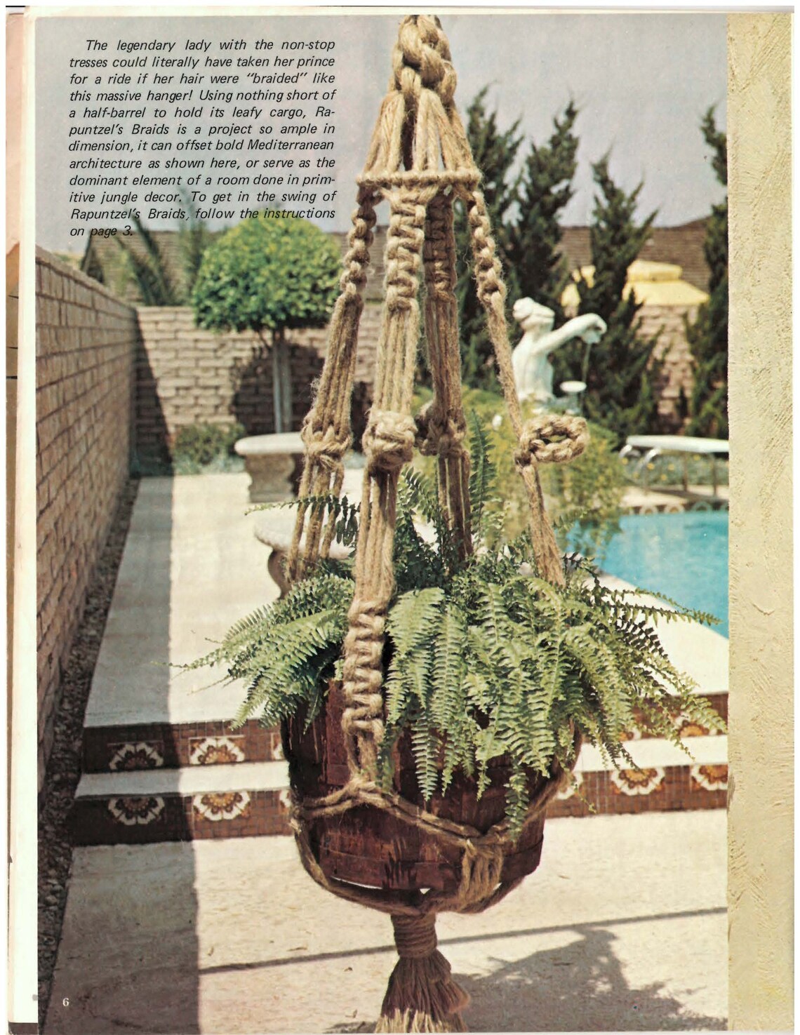 Vintage Macrame Pot Hangers Book From 1974 With 12 Patterns - Etsy