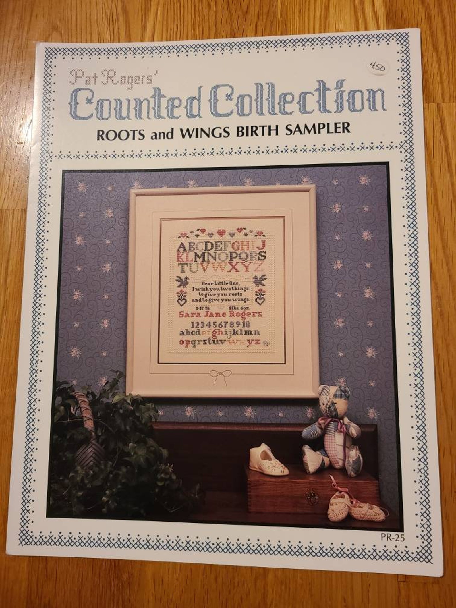 Baby Sampler and Birth Record Cross Stitch Patterns/leaflets - Etsy