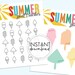 Summer Goal Charts for Kids - INSTANT DOWNLOAD - Goal Template for Kids ...