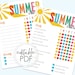 EDITABLE Summer Chore Chart - INSTANT DOWNLOAD - Printable Chore Chart ...