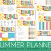 Summer Goal Charts for Kids - INSTANT DOWNLOAD - Goal Template for Kids ...