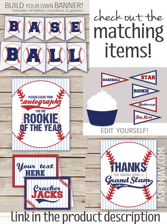 Baseball Pennant Sign