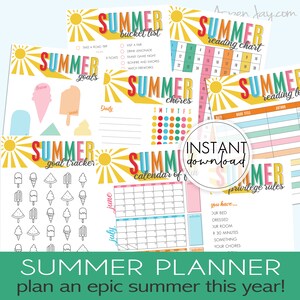 EDITABLE Summer Bucket List Bingo - INSTANT DOWNLOAD - Bucket List for ...