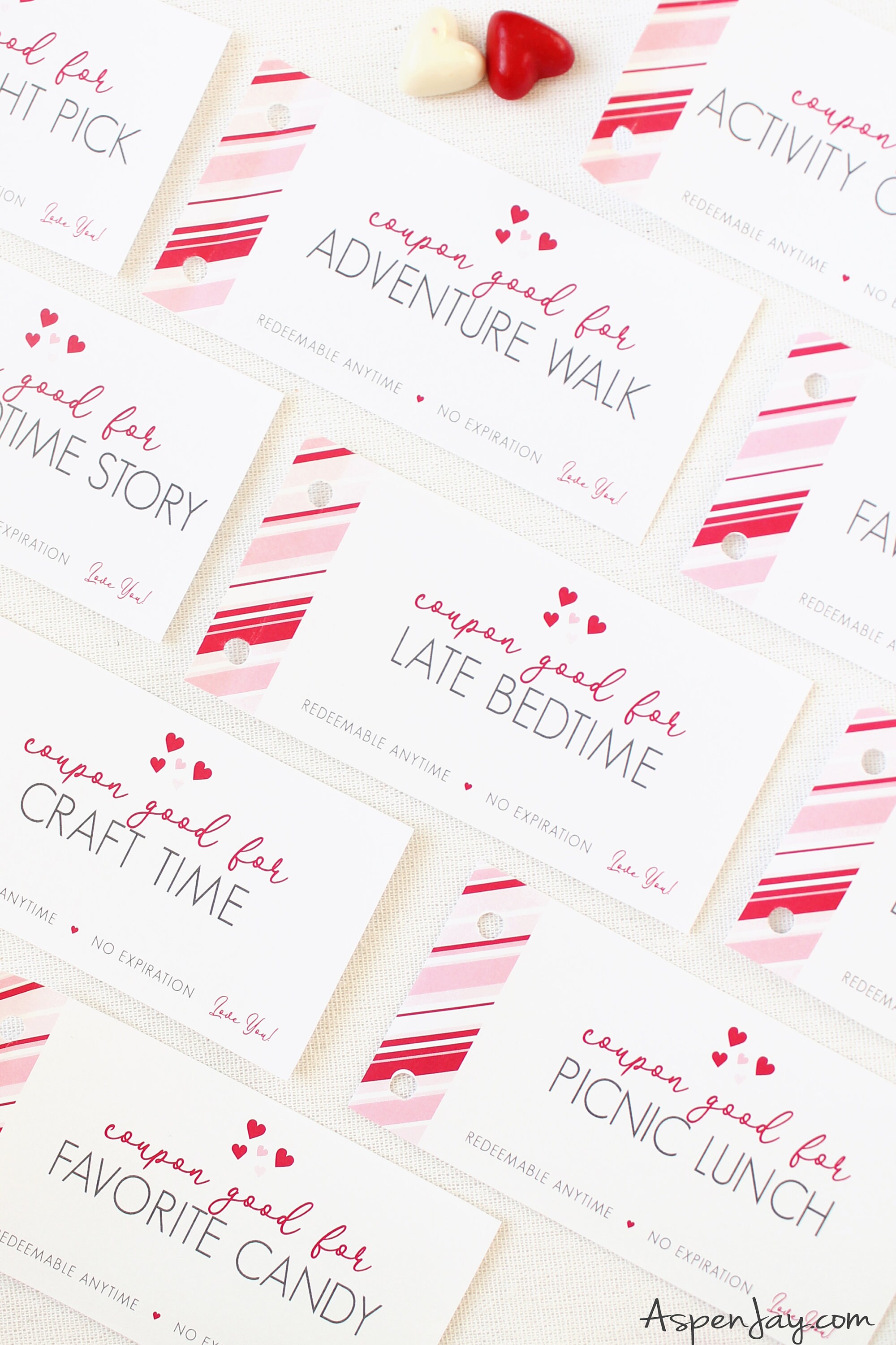 Valentine Coupon Book - EDITABLE INSTANT DOWNLOAD - Valentine's Day ...