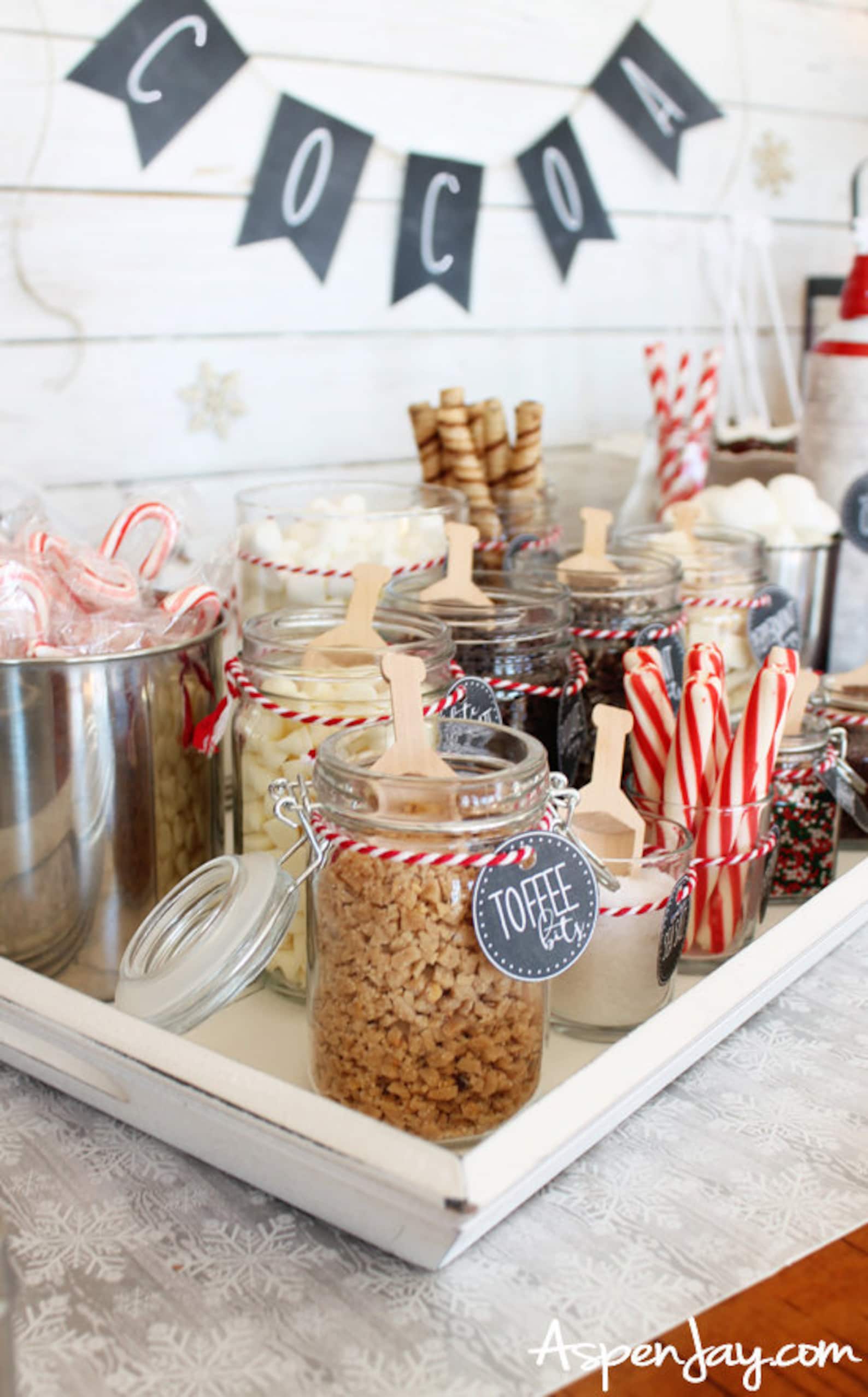 Hot Chocolate Bar Labels DIGITAL PRINTABLE Hot Cocoa Bar - Etsy