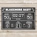 Football Baby Shower Scoreboard DIGITAL PRINTABLE Baby Due - Etsy