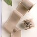 Warm Taupe Silk Ribbon - Hand Dyed Ribbon on Wooden Spool for Wedding ...