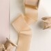 Cream Silk Ribbon - Naturally-died Ribbon on Wooden Spool - Wedding ...