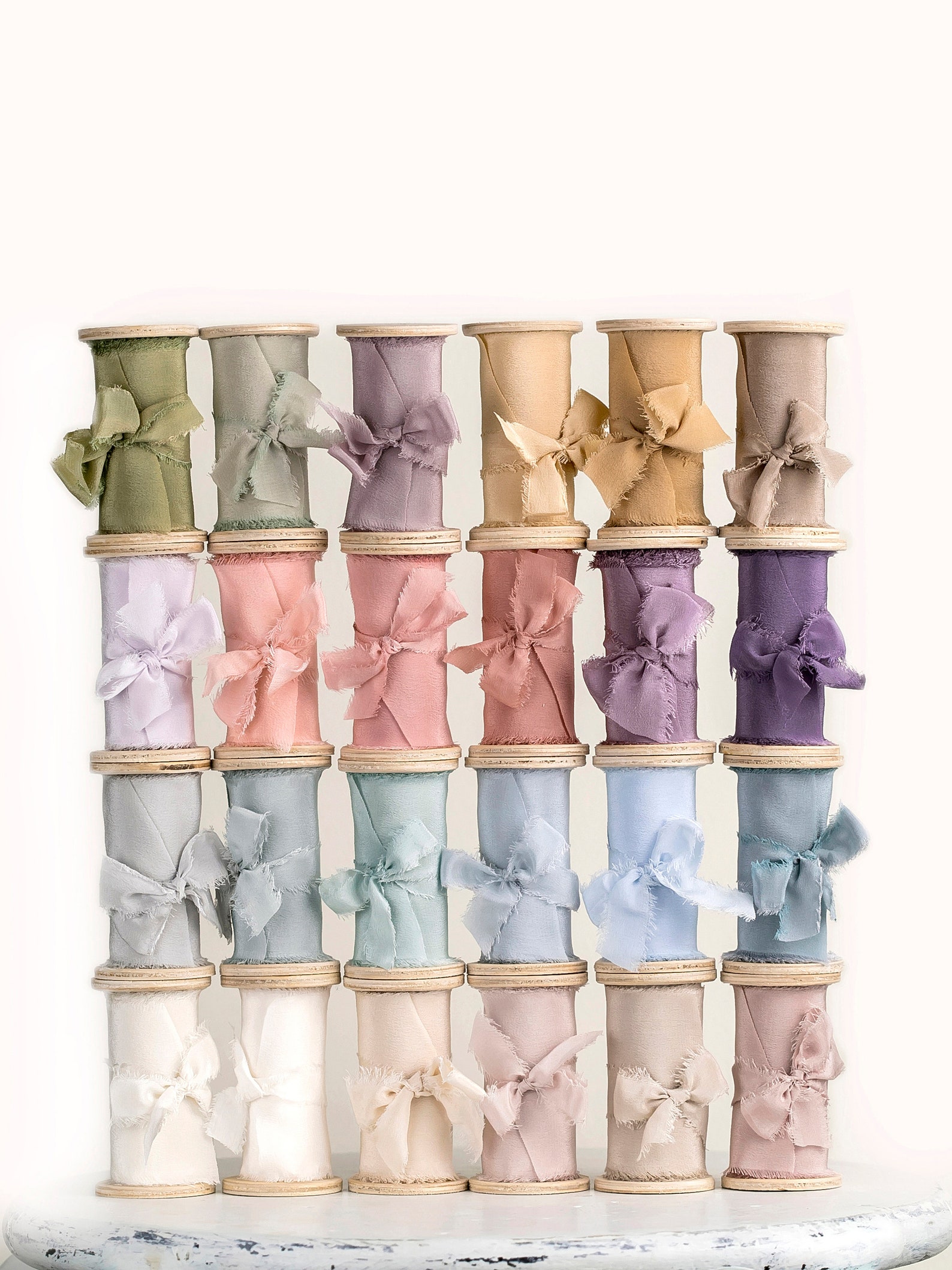 Bundle of Silk Ribbons Maxi Collection of 24 Colors - Etsy