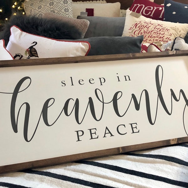 Sleep in Heavenly Peace Sign - Etsy
