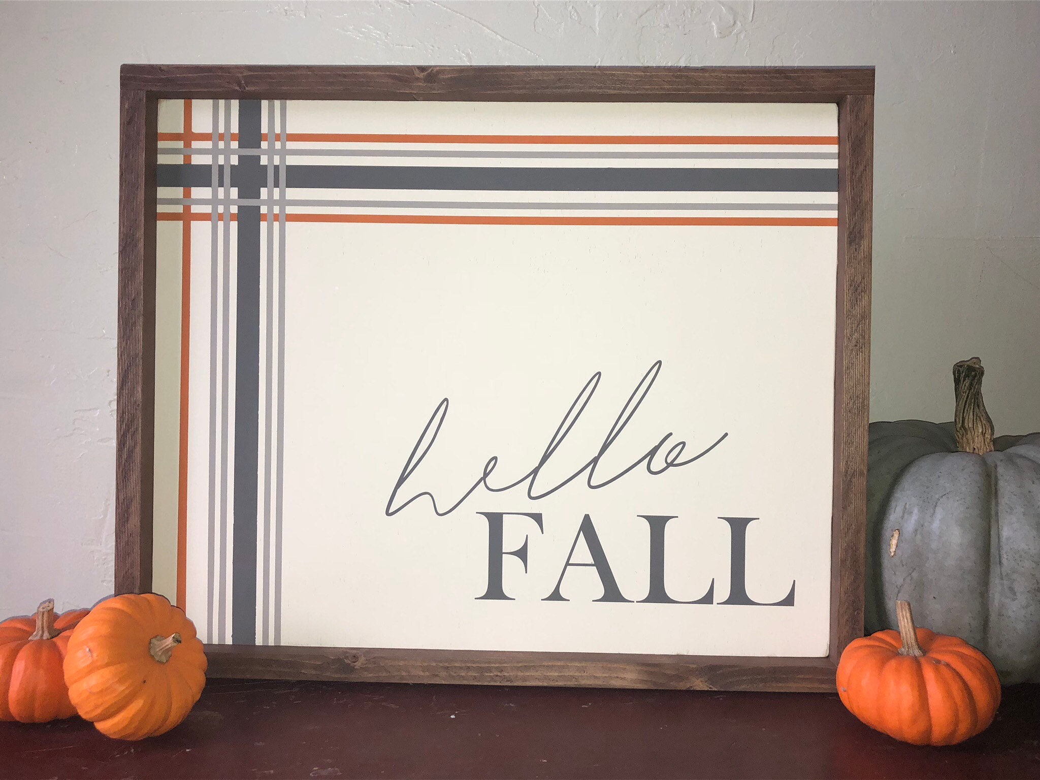 Home Décor Wall Décor Home & Living Autumn Time Fall Decor Wood Sign ...