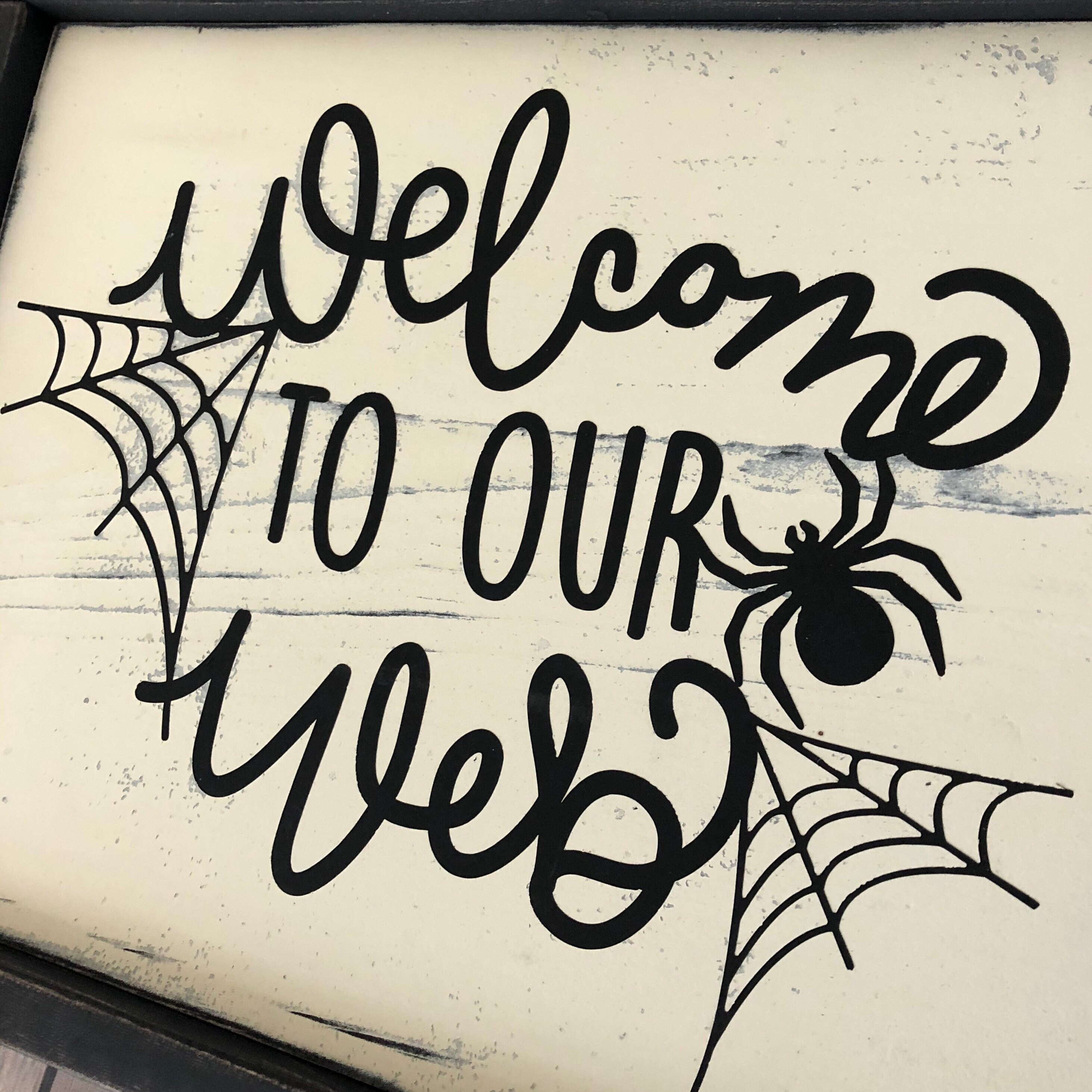 Welcome Sign Halloween Sign Wood Sign Halloween Decor - Etsy