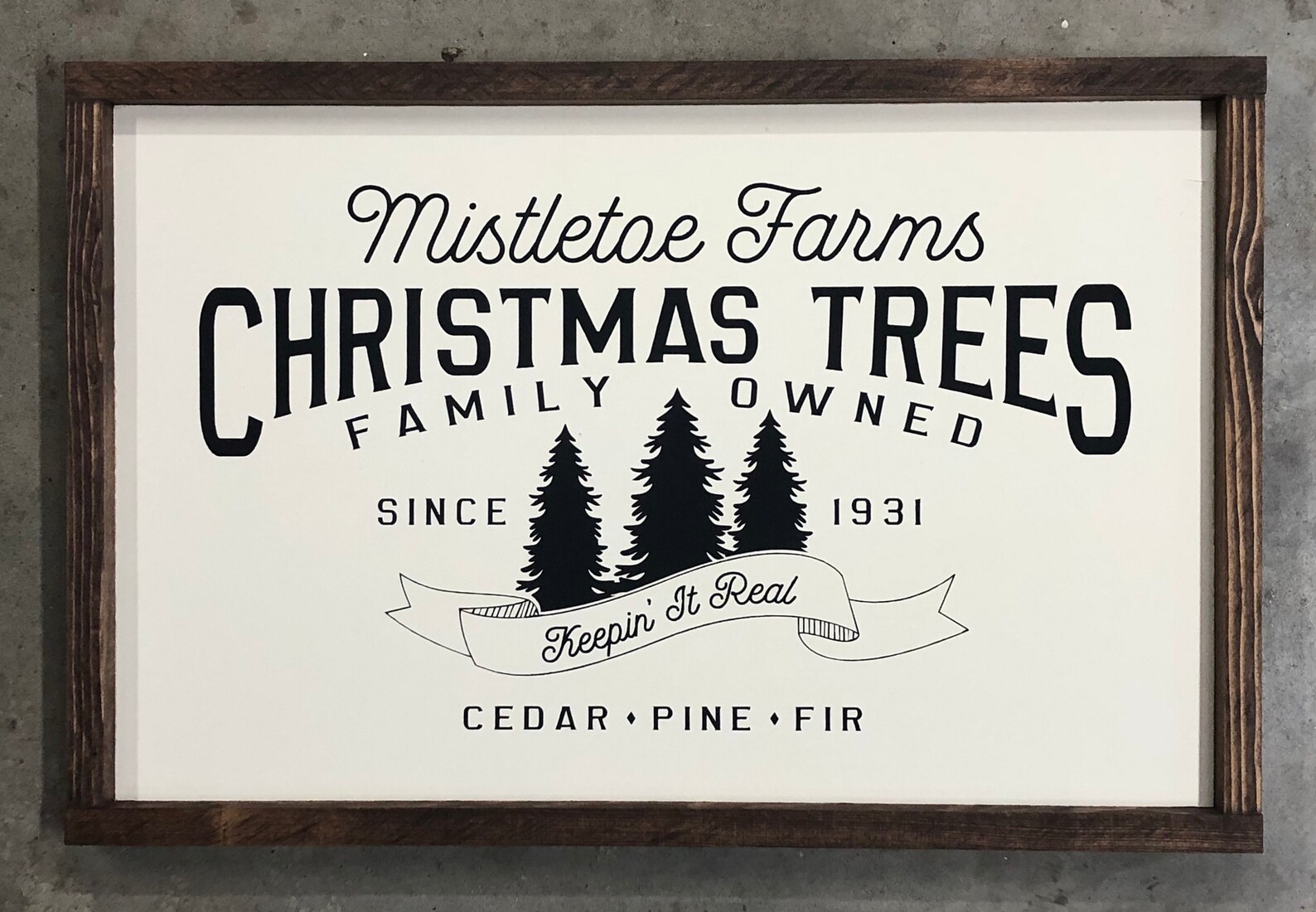 Christmas Tree Farm Wood Sign More Colors and Sizes | Etsy
