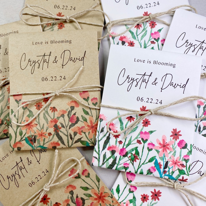 Wedding Seed Packets - Etsy