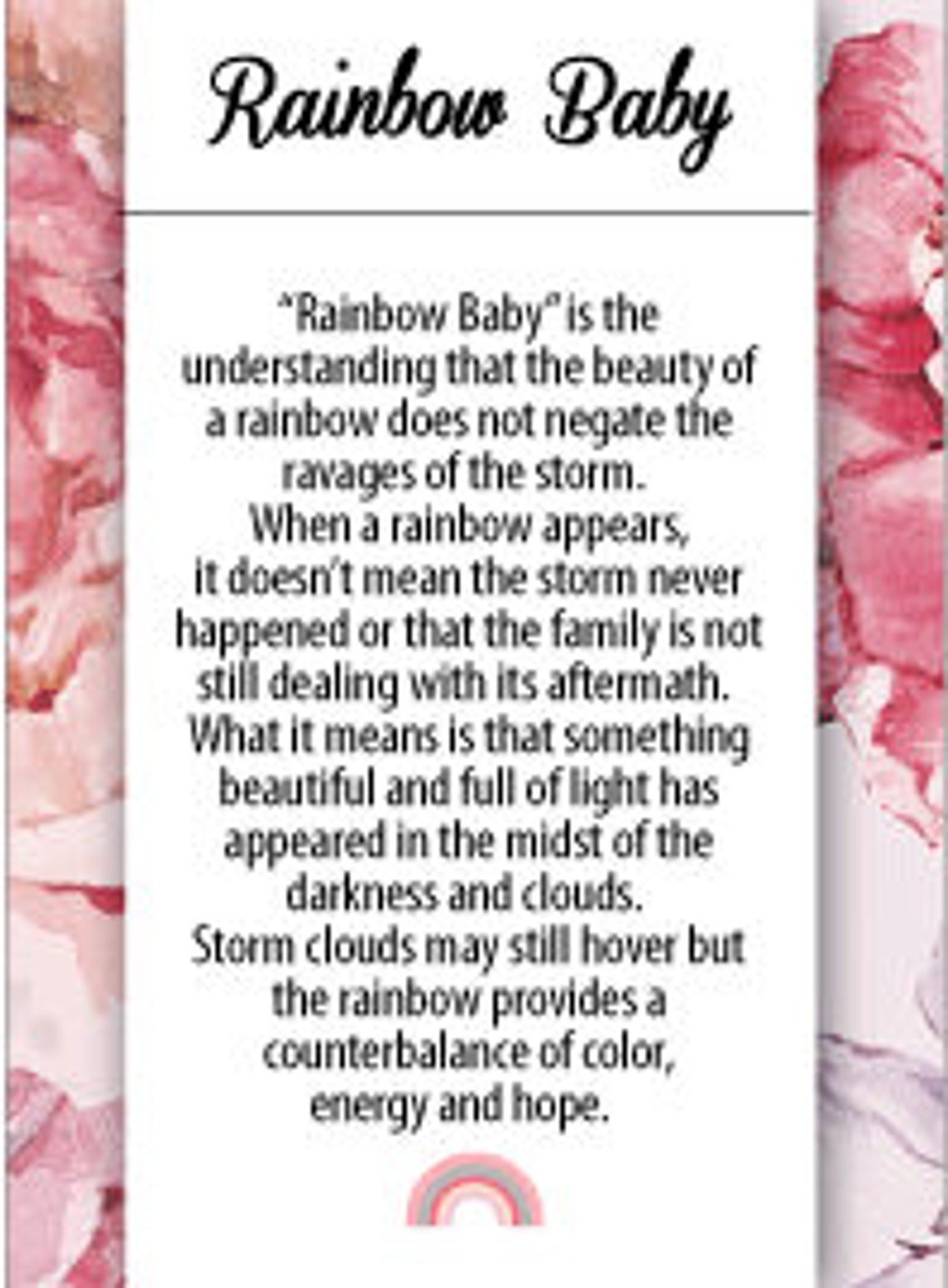 Rainbow Baby Baby Shower Forget-me-not Seed Packets for Baby - Etsy