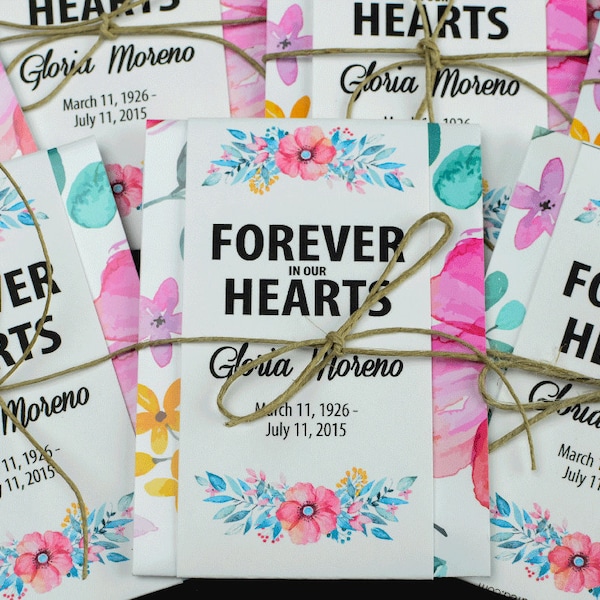 Memorial Seed Packet - Etsy