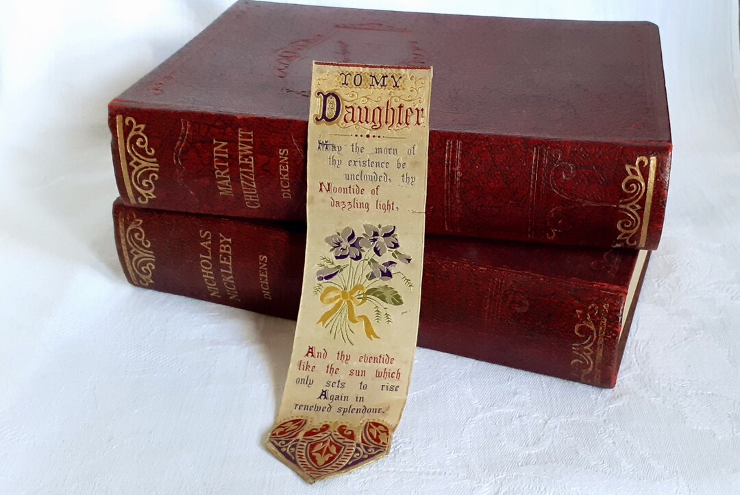 Beautiful Original 19th Century to My Daughter Stevengraph Bookmark - Etsy