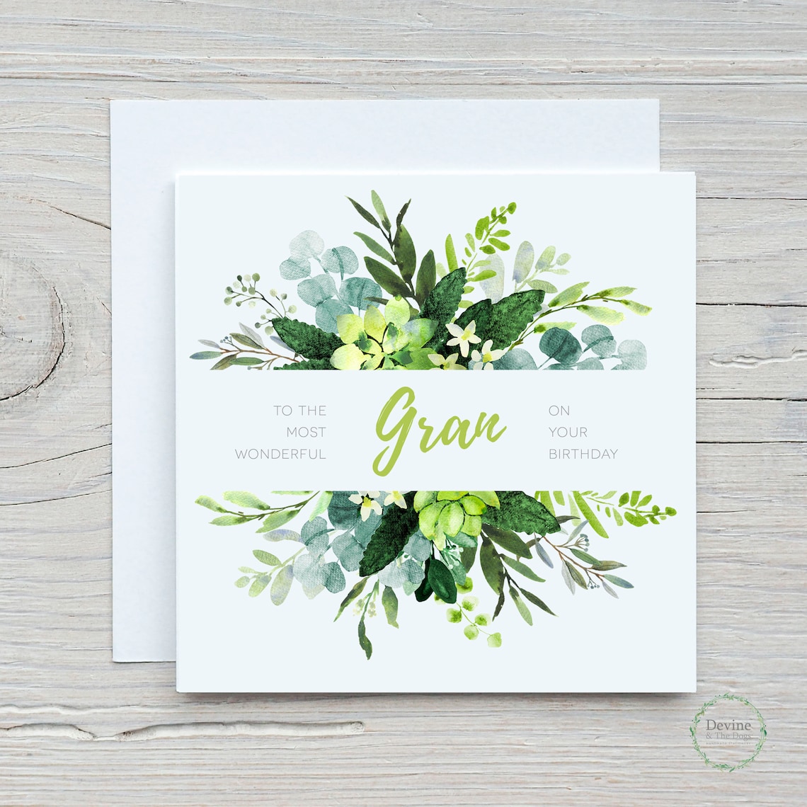 Gran Birthday Card Gran Card Card for Gran Card for Her - Etsy