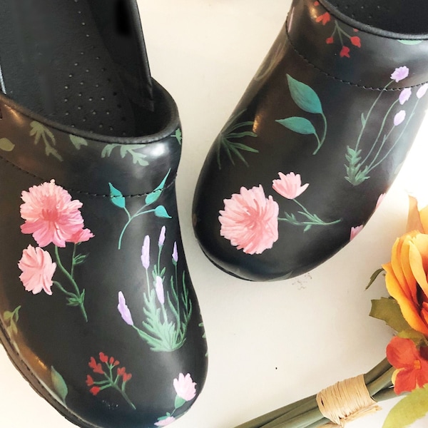 Hand Painted Dansko - Etsy