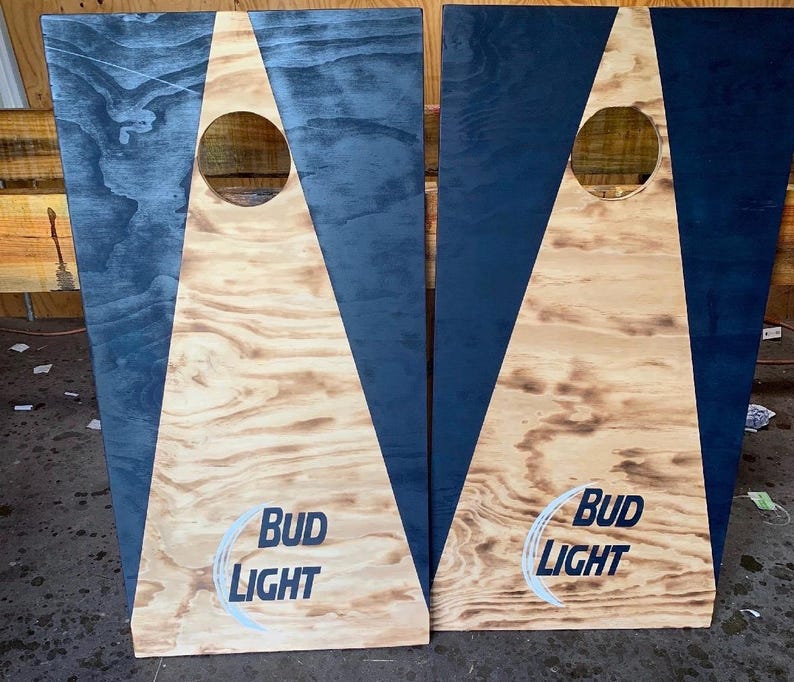 Bud Light Corn Hole Boards - Etsy