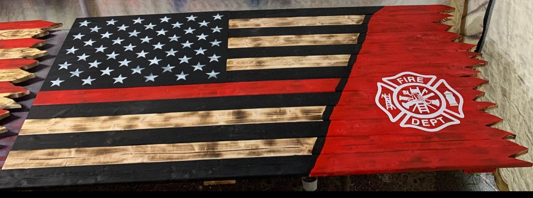 Fire Department Flag - Etsy