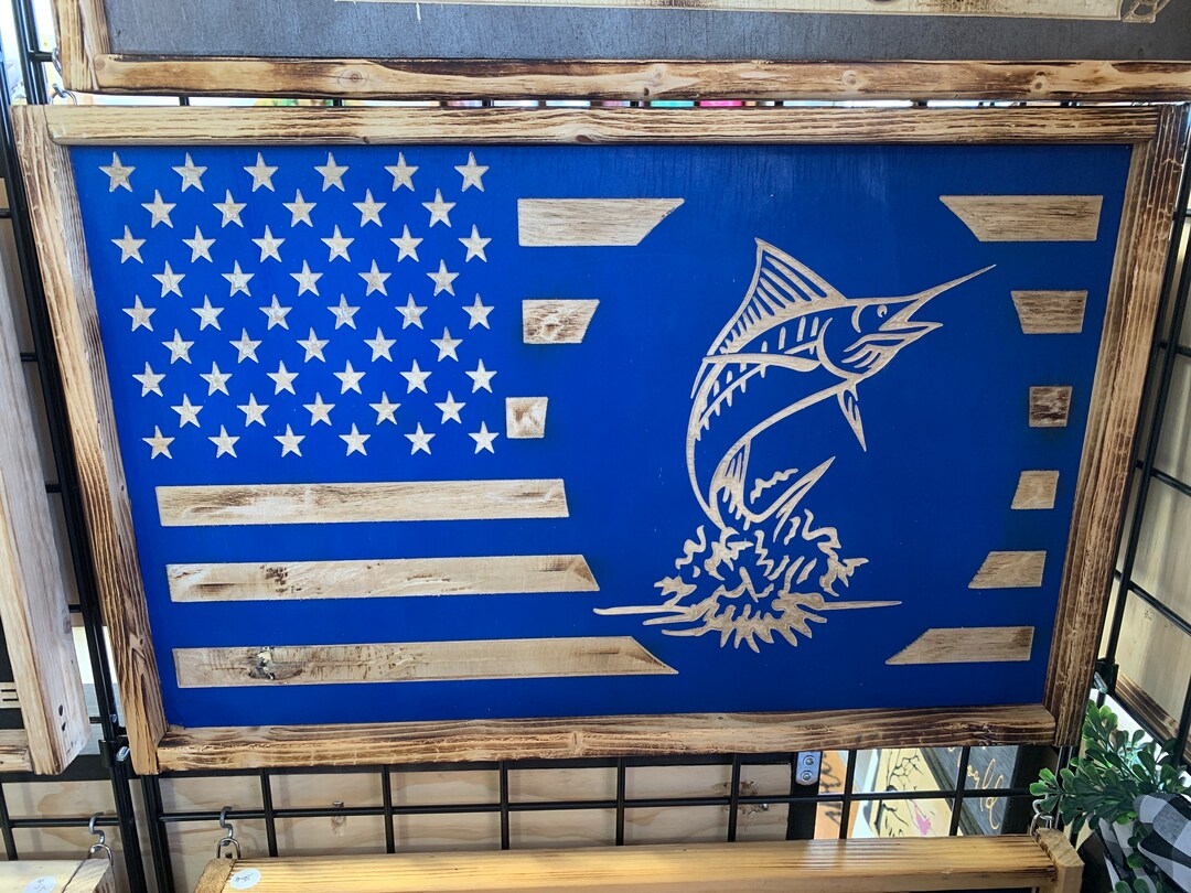 Salt Water Fish Flag - Etsy