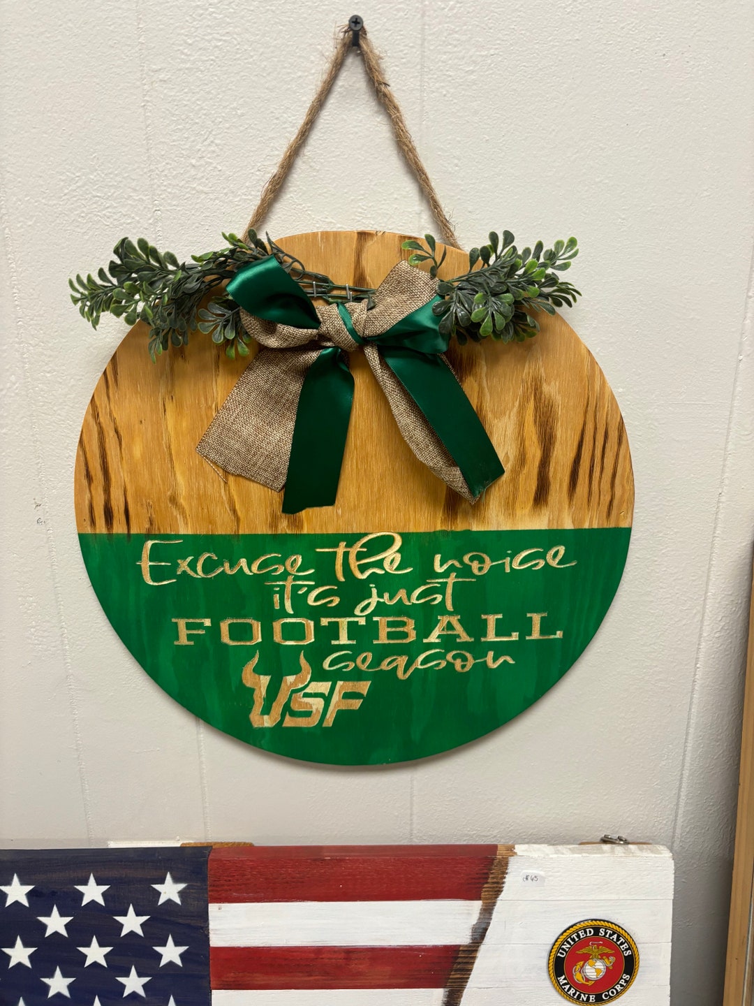 USF Football Season Circle Welcome Sign - Etsy
