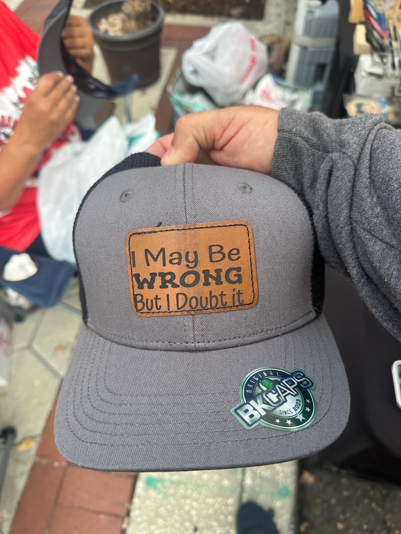 I May Be Wrong but I Doubt It Baseball Hat - Etsy