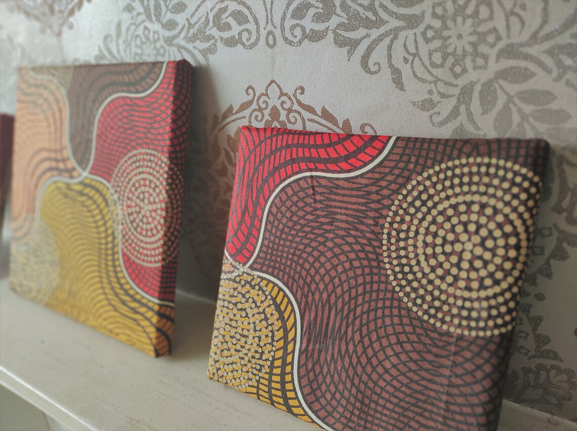 African Canvas Kente Ankara Kitenge Wall Art Painting - Etsy