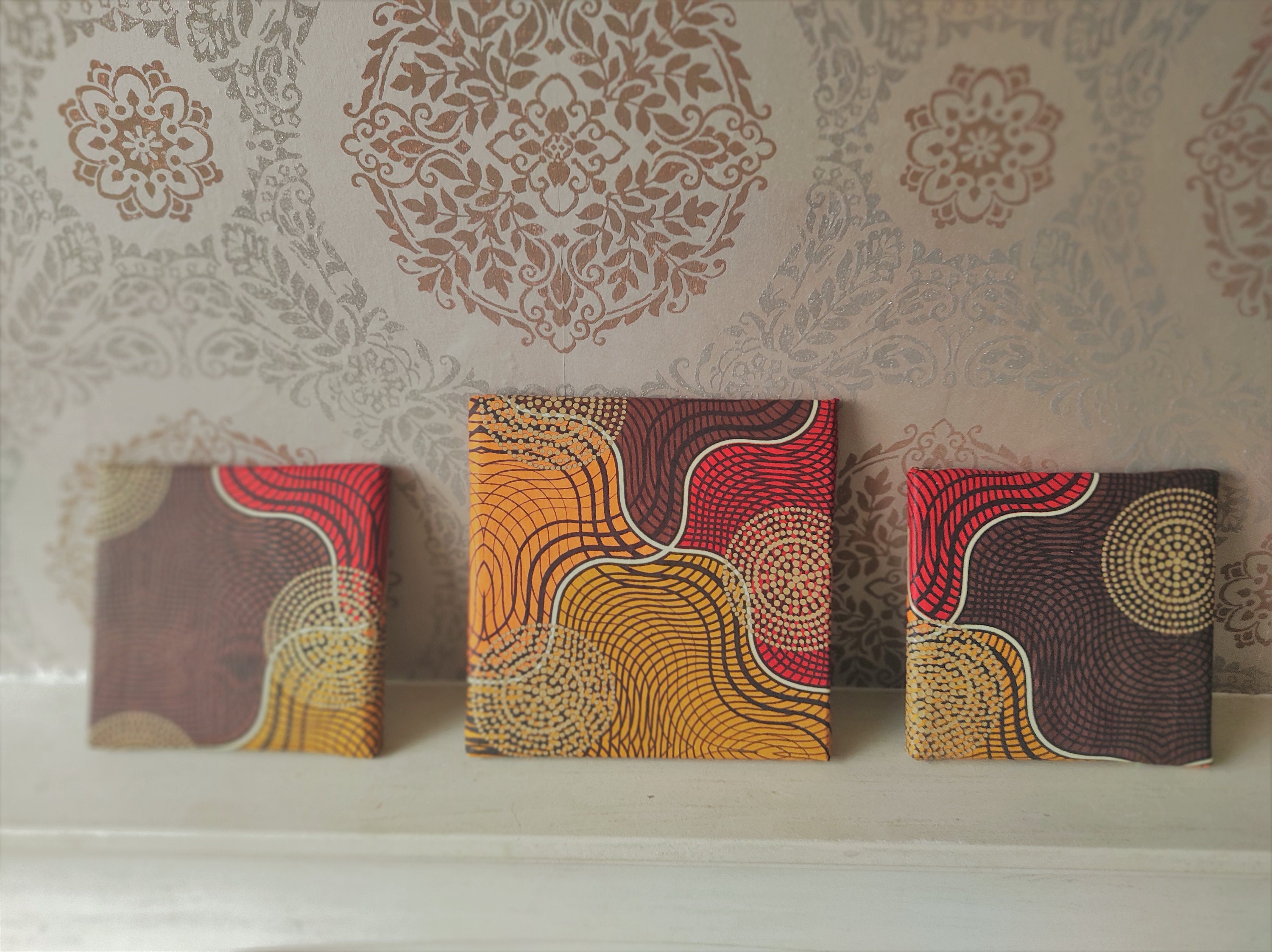 African Canvas Kente Ankara Kitenge Wall Art Painting - Etsy