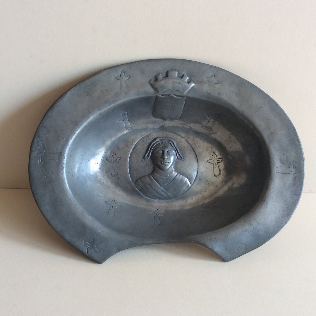 Antique 1800s French BARBER'S Shaving Bowl 18th Cent. Style Primitive ...