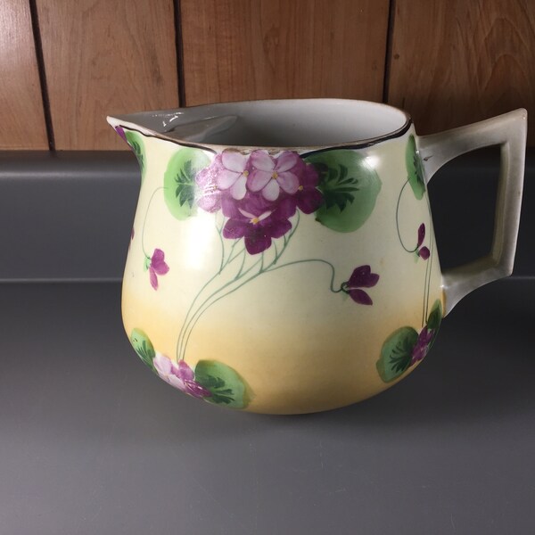 Hand Painted Pitcher - Etsy