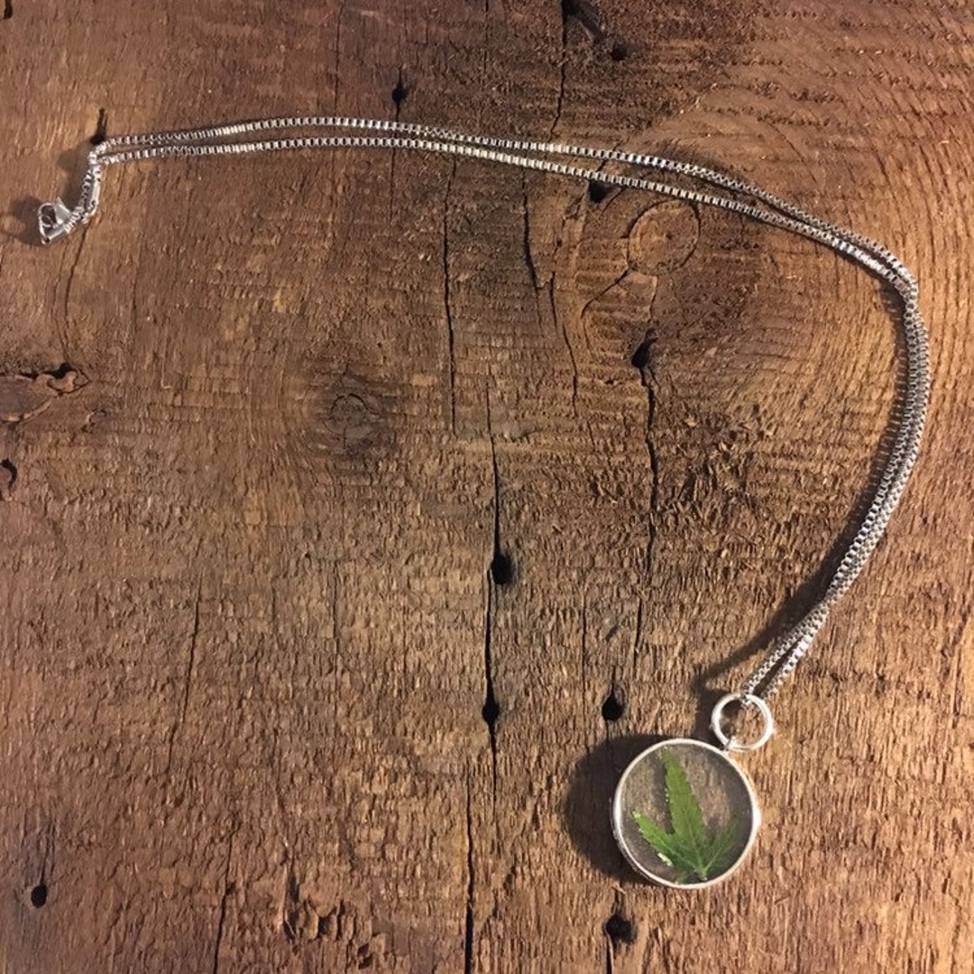 Weed Pendant Necklace - Etsy
