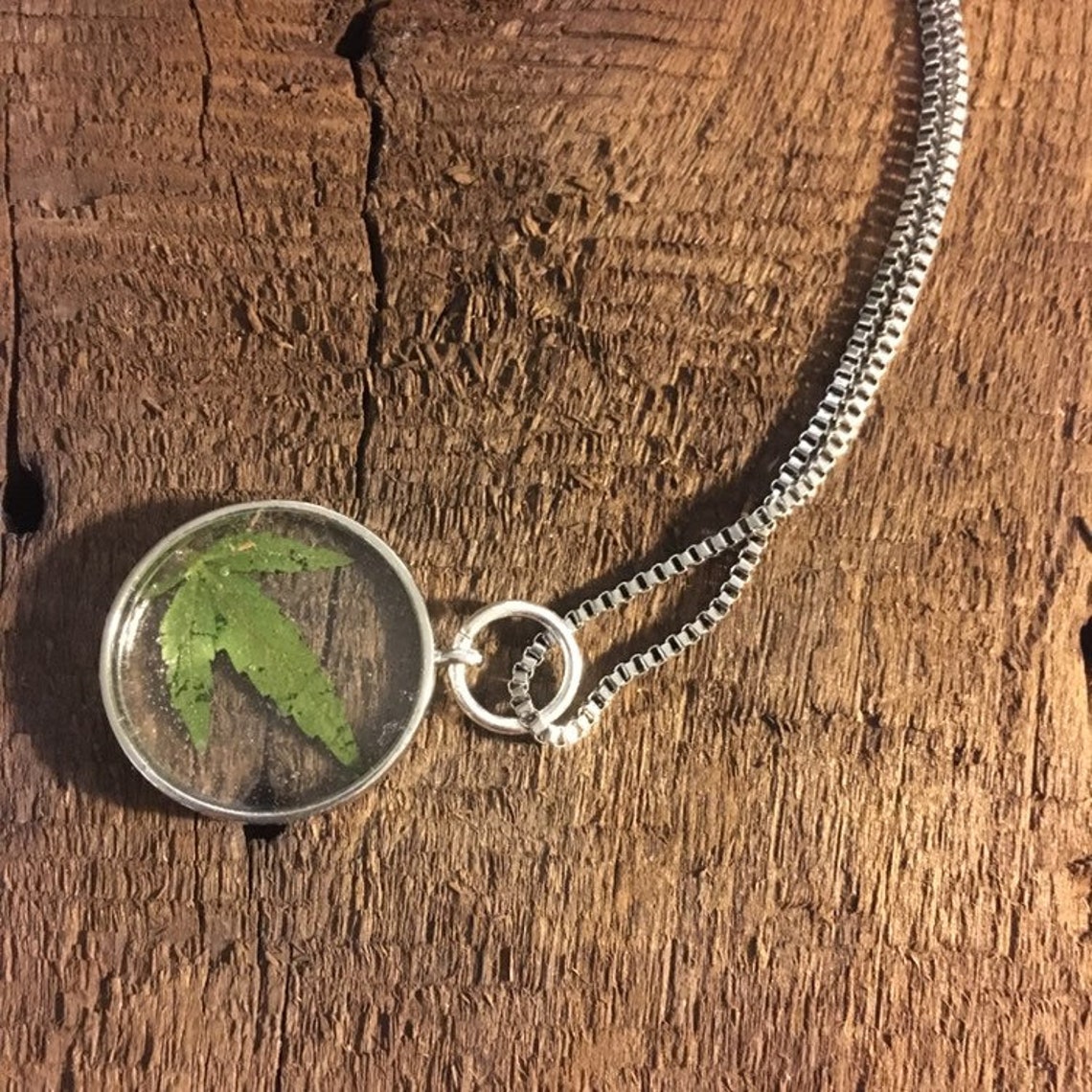Weed Pendant Necklace - Etsy