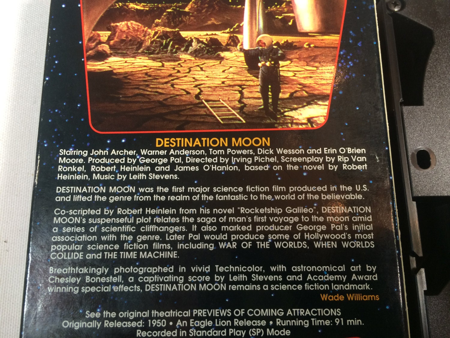 DESTINATION MOON - John Archer VHS 1950/97 91 Mins Color Special ...