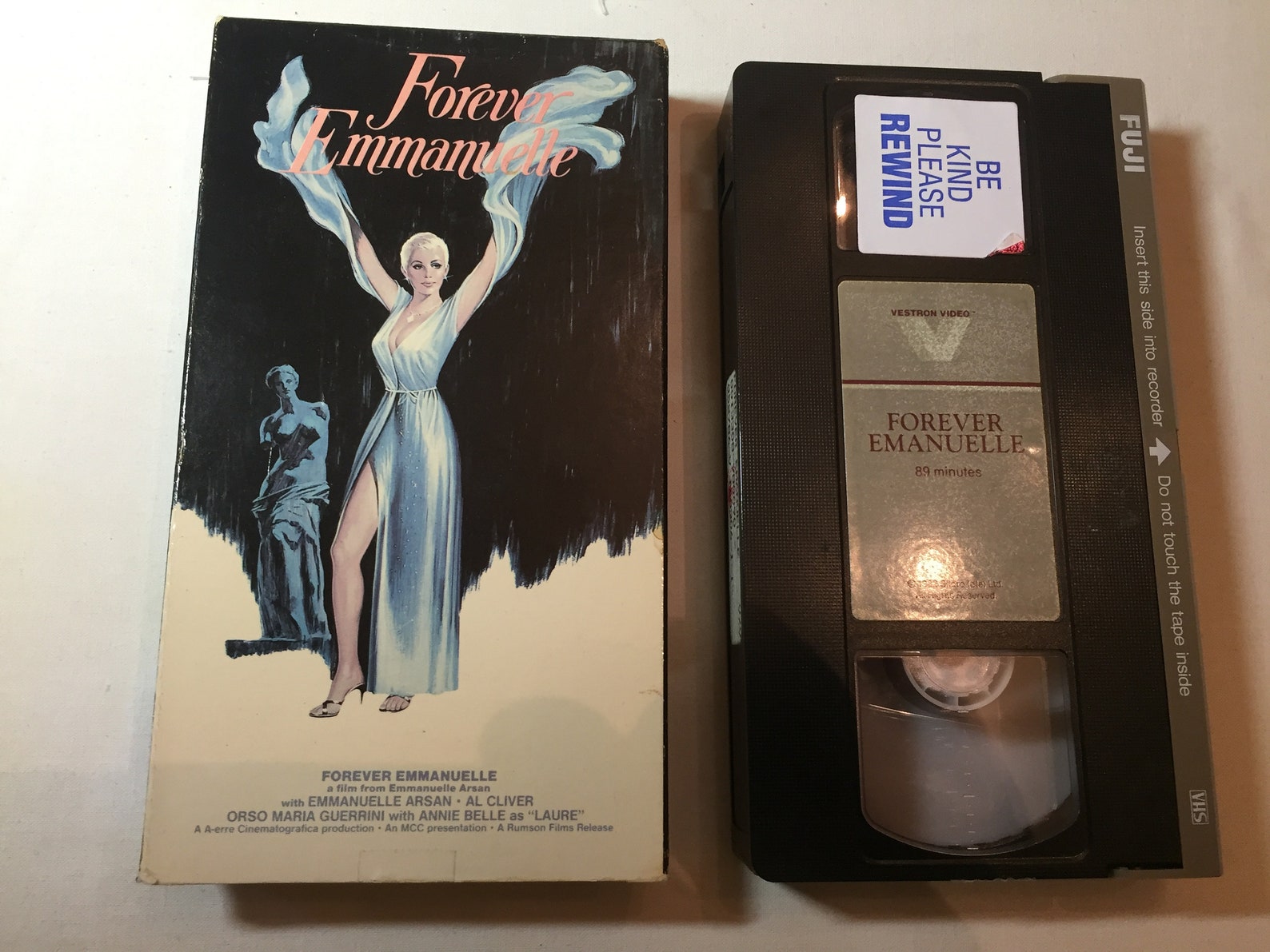 FOREVER EMMANUELLE annie Belle 1982 89 Mins R Nudity Vestron Video VHS ...
