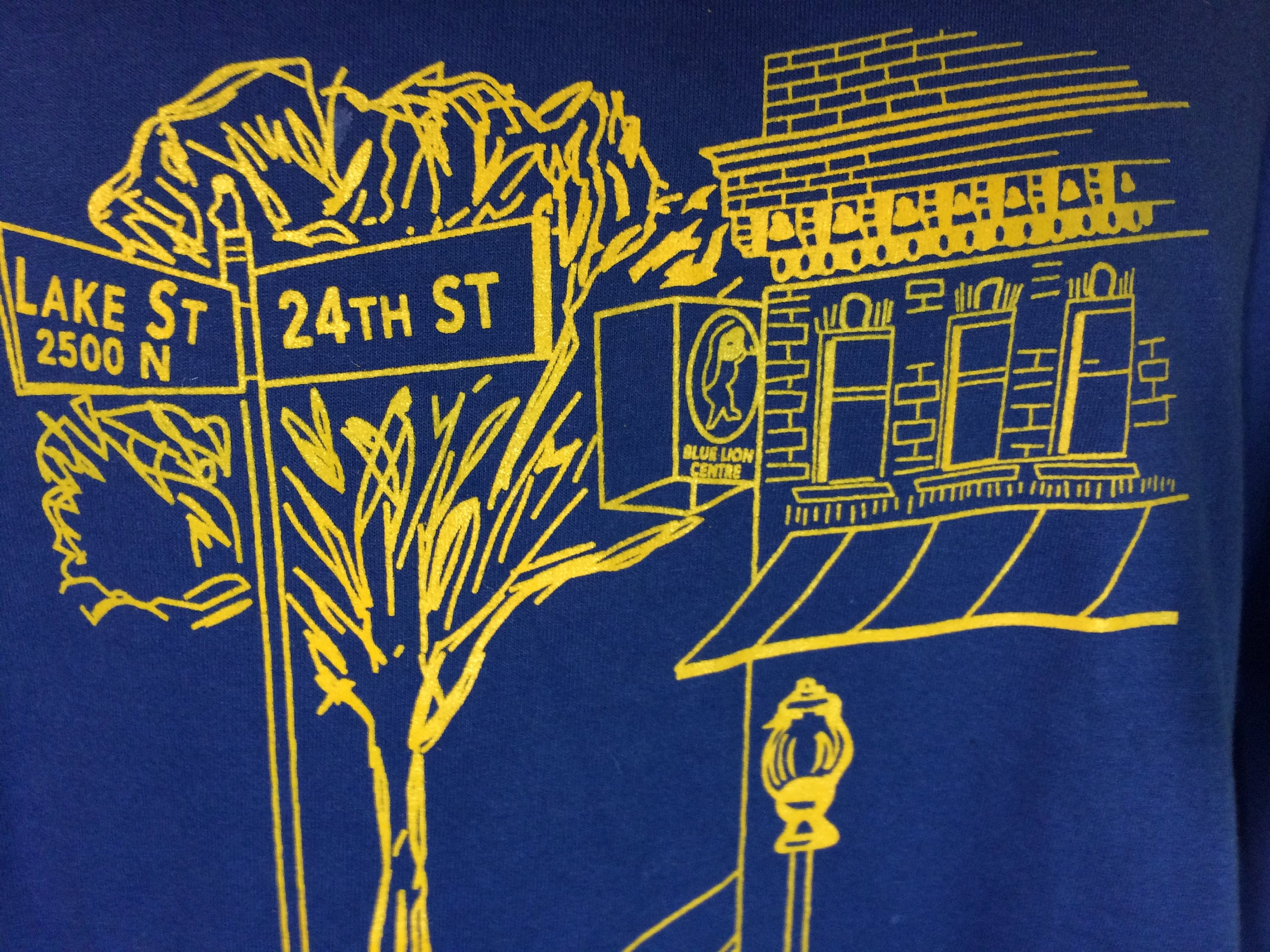 NATIVE OMAHANS CLUB Blue Lion Centre Nebraska -adult T-shirt 2x N - Etsy