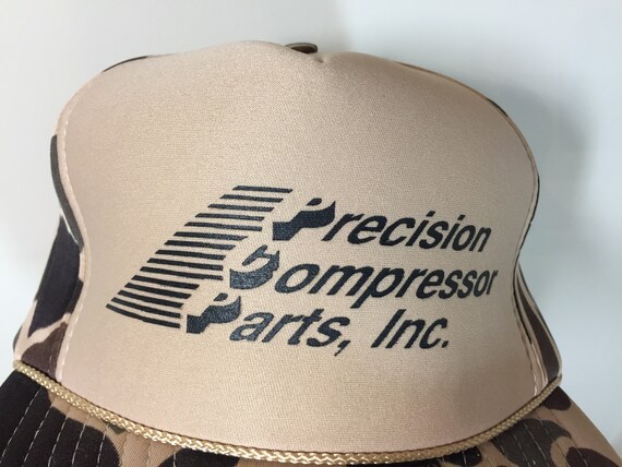 Ball Cap Adult- PRECISION COMPRESSOR PARTS, iNC- Camo - Gem