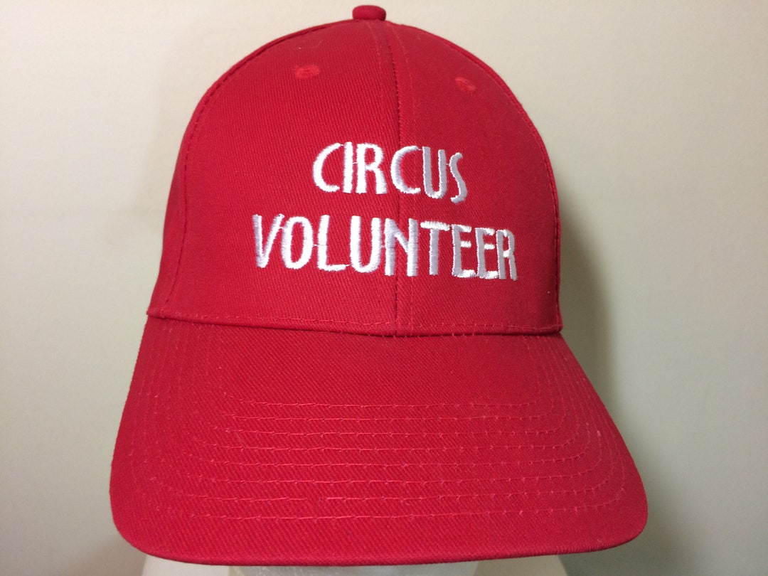 Ball Cap Adult- CIRCUS VOLUNTEER - Etsy