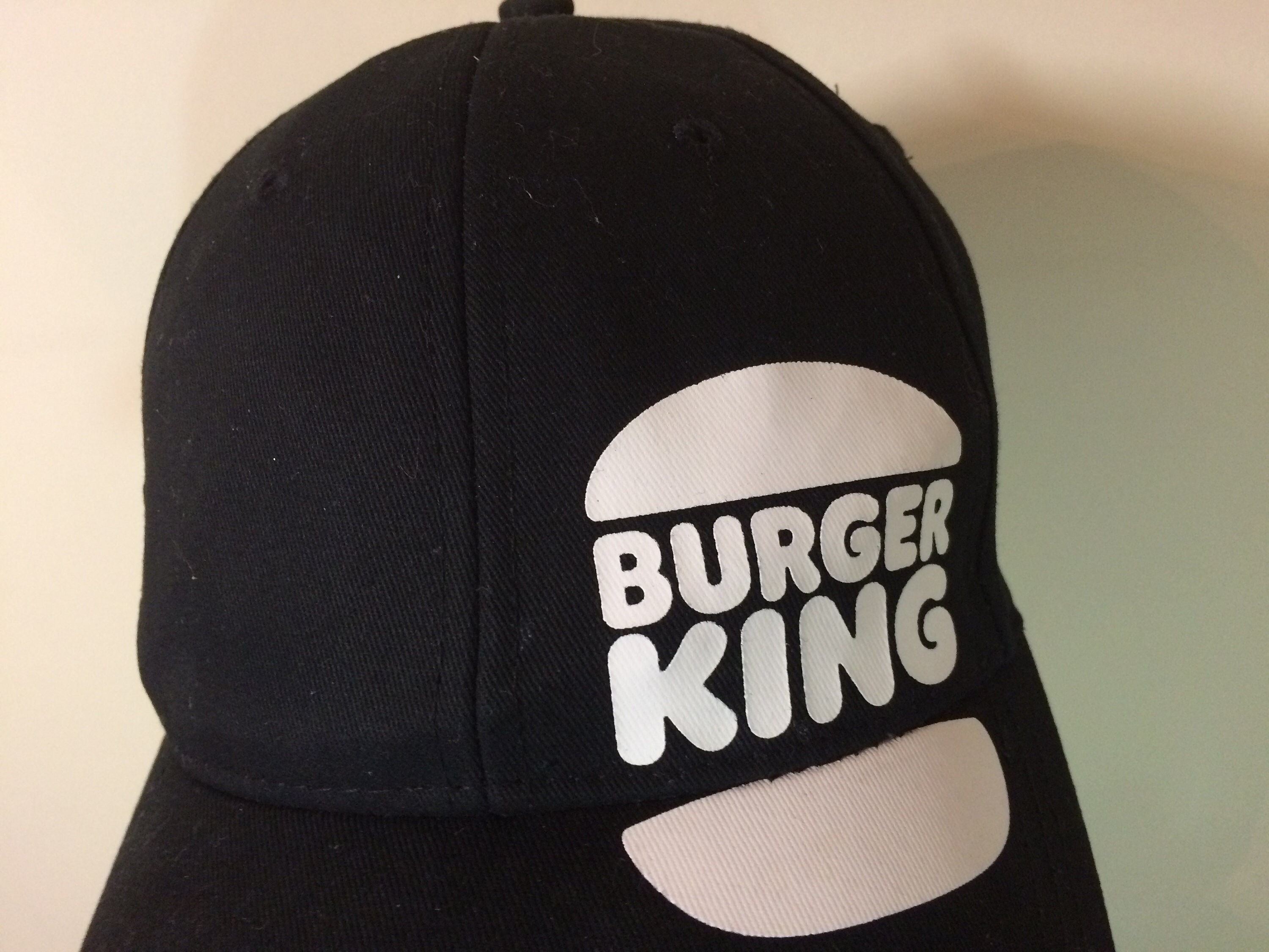 Adult Ball Cap BURGER KING Fast Food Restaurant Franchise Brand WHOOPER ...