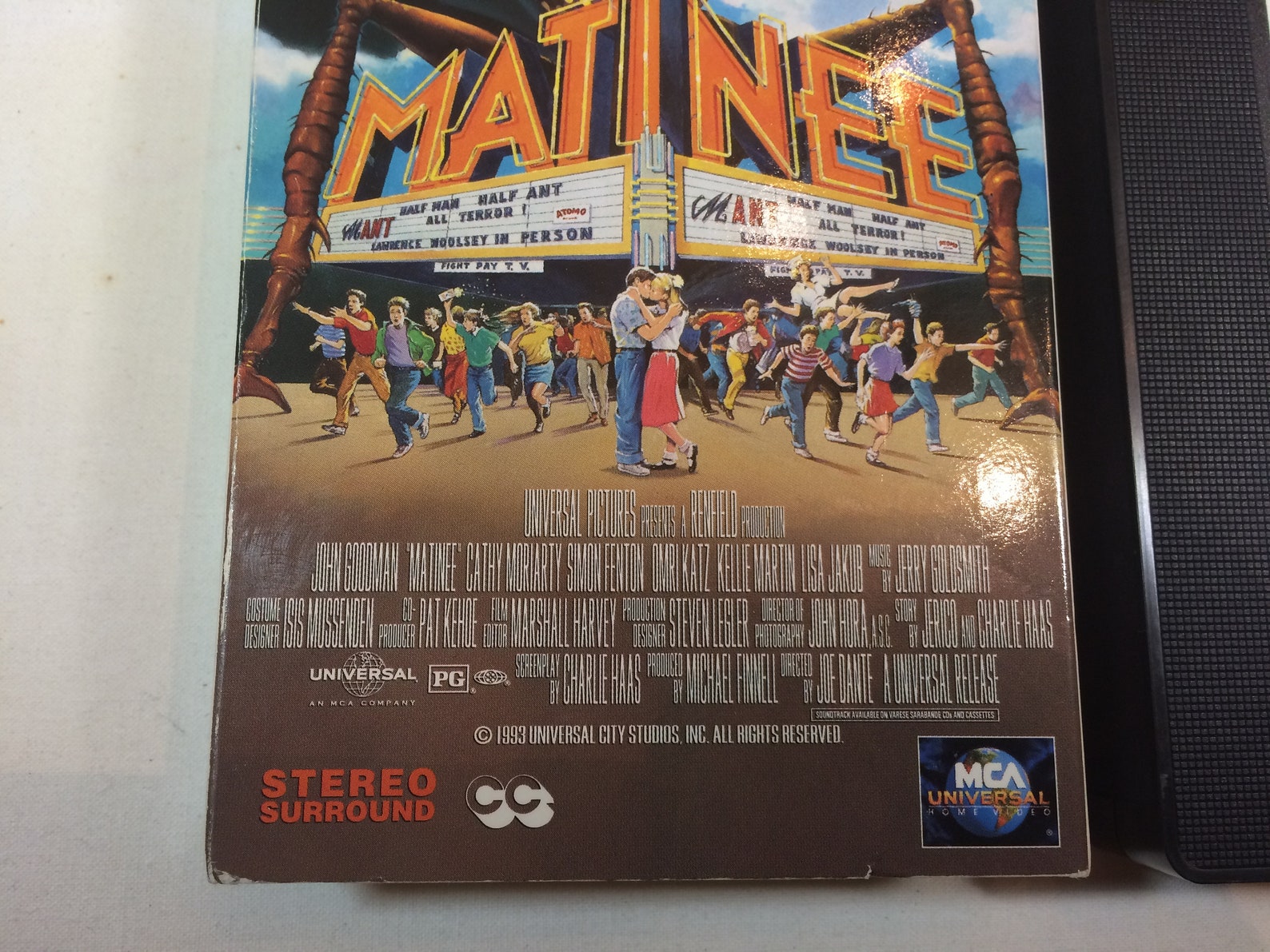 MATINEE John Goodman VHS 1993 1 Hr 39 Mins Pg - Etsy UK