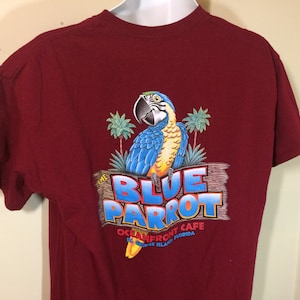 THE BLUE PARROT St George Island Oceanfront Cafe -adult T-shirt Xl N - Etsy