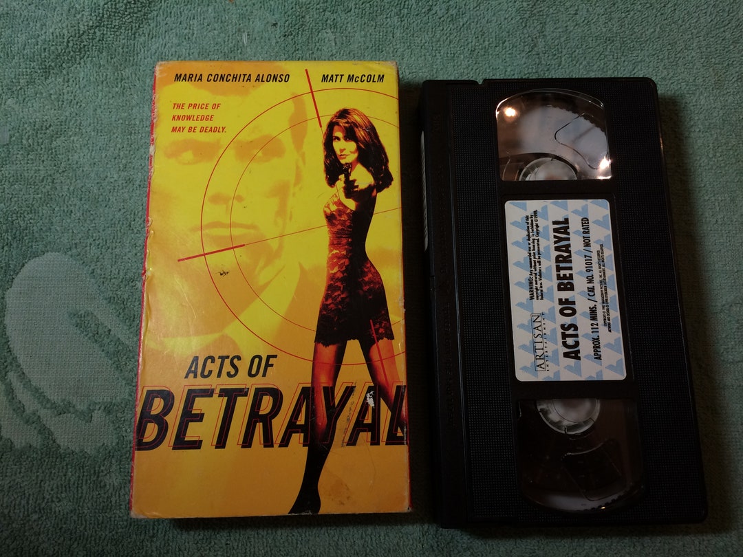 ACTS of BETRAYAL Maria Conchita Alonso Matt Mccolm VHS 1997 112 Mins N ...