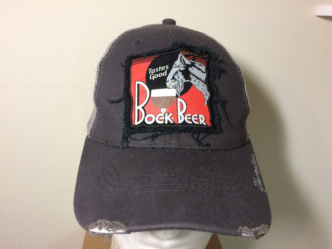 BOCK BEER YUENGLING Brewery Dark Beer Goat Tattered Worn Look adult ...