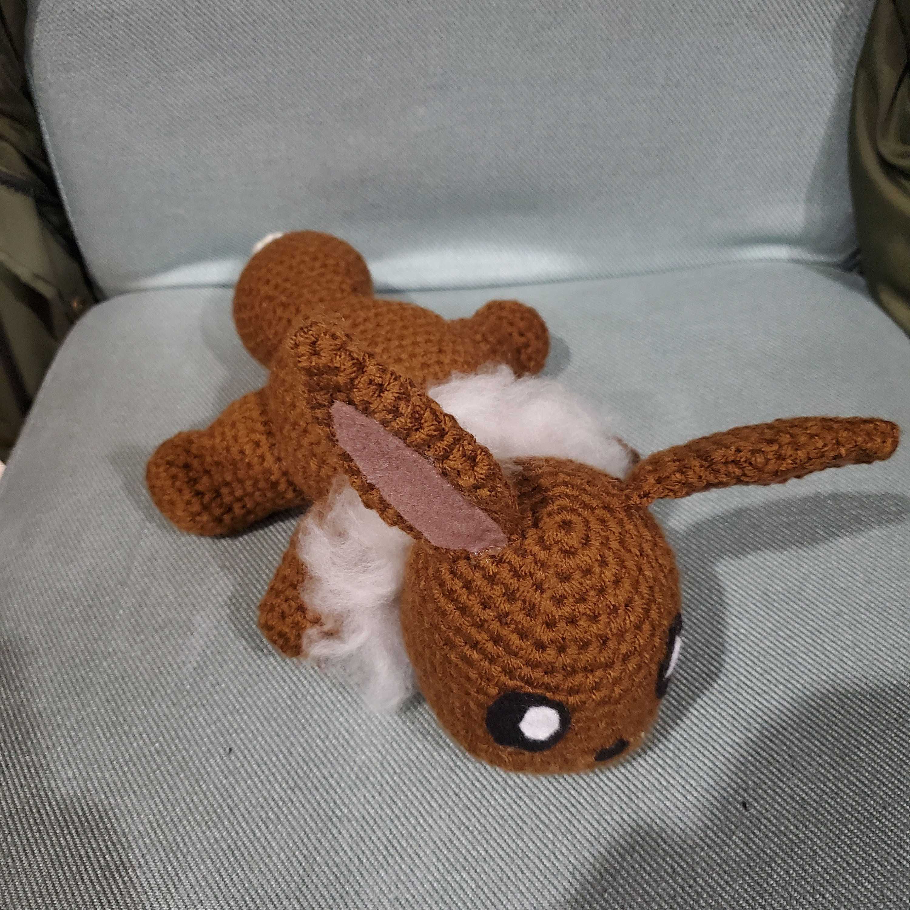 Eevee Plush Handmade Crochet Pokemon - Etsy